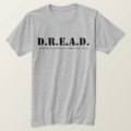 Classic D.R.E.A.D. Card T-shirt (WRIF) | Zazzle