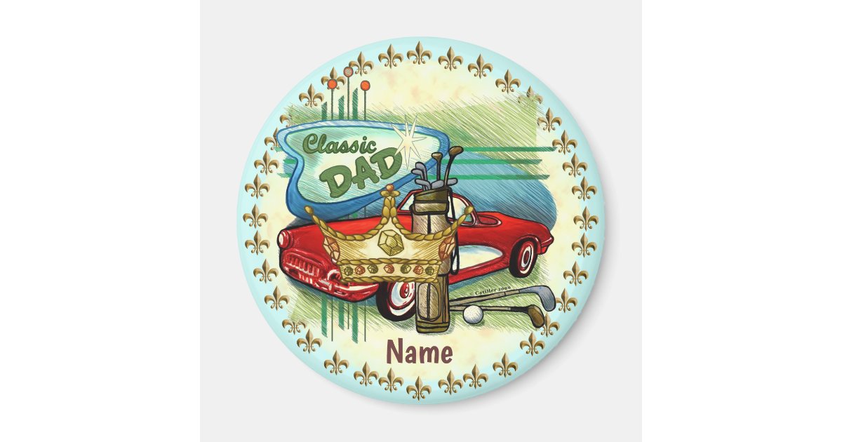 Classic Dad magnet | Zazzle