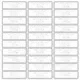 Classic Dark Gray individual wedding address Sticker | Zazzle