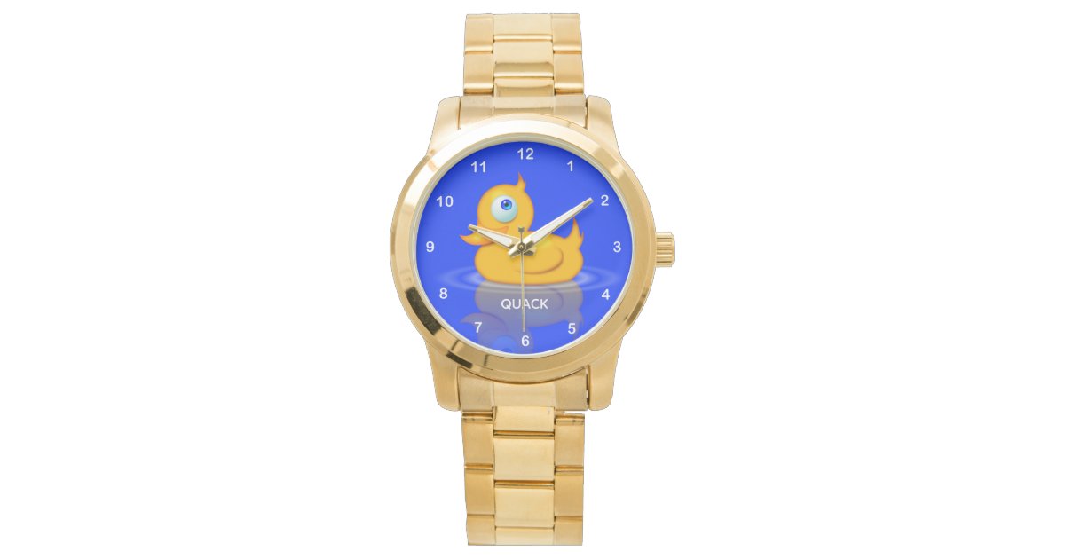 Classic Digital Rubber Duck Watch | Zazzle