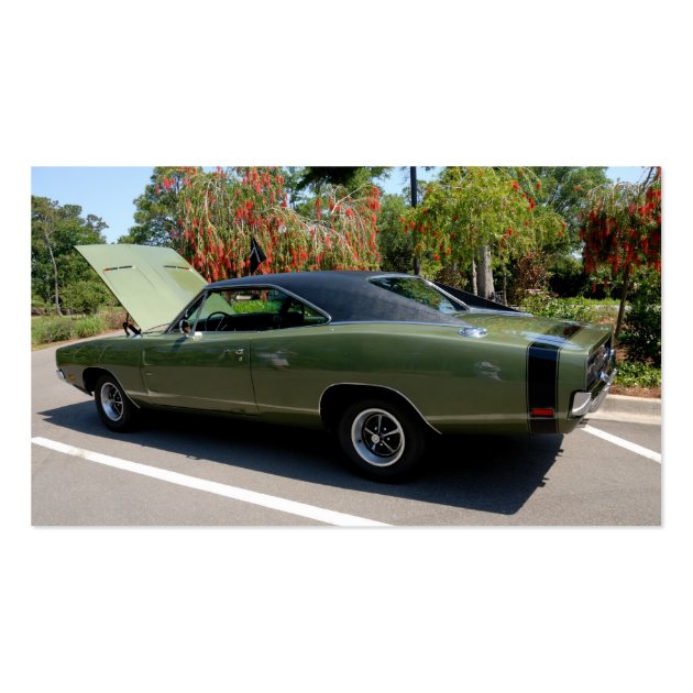 Classic Dodge Charger Business Card Templates