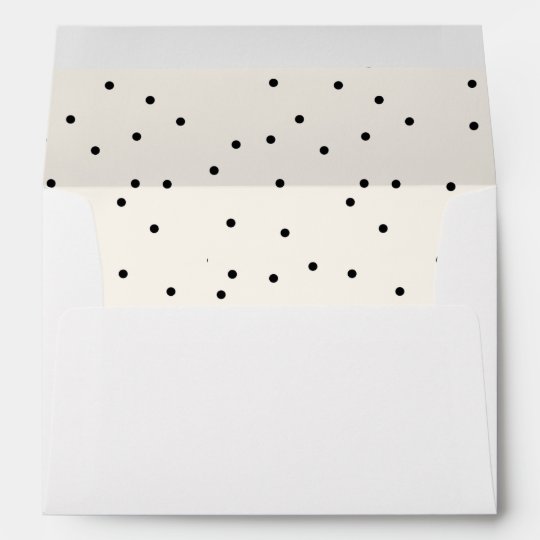 Classic Dots Holiday Custom Envelope | Zazzle.com