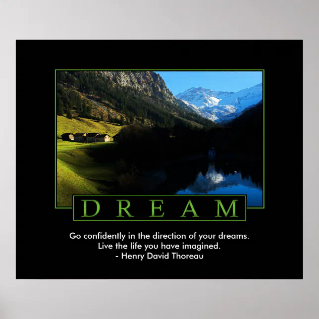 Classic Dream Poster | Zazzle