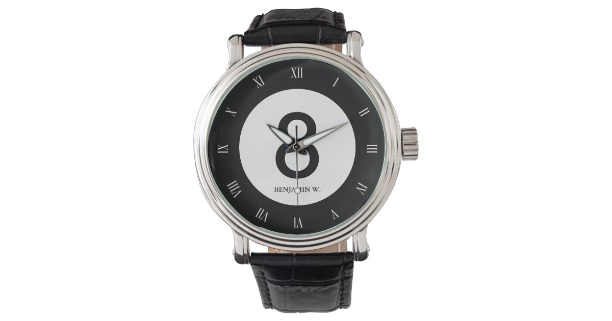 Classic Eight Ball Watch | Zazzle