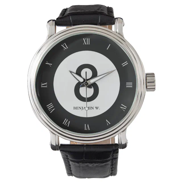 Classic Eight Ball Watch | Zazzle