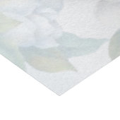 Classic Elegance White Magnolia Flower Watercolor Tissue Paper | Zazzle