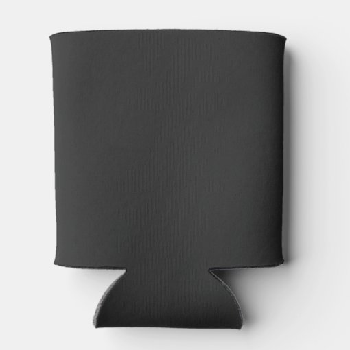 Classic Elegant Black Simple Custom Wedding Names Can Cooler | Zazzle