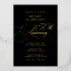 Classic Elegant Script 50th Wedding Anniversary Foil Invitation | Zazzle