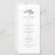Classic Elegant Script Front Back Wedding Program | Zazzle