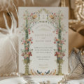 Classic Enchanted Garden Wedding Invitation | Zazzle