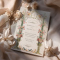 Classic Enchanted Garden Wedding Invitation Foil Invitation | Zazzle