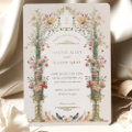 Classic Enchanted Garden Wedding Invitation Foil Invitation | Zazzle