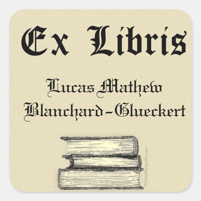 Classic Ex Libris Bookplate | Zazzle.com