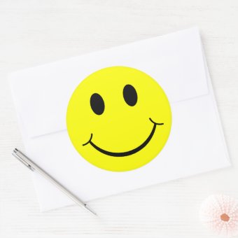 Classic Face Classic Round Sticker | Zazzle