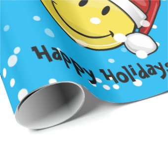 Classic Face Holiday Style Wrapping Paper | Zazzle
