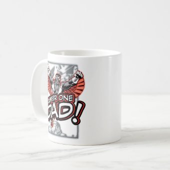 Classic Falcon "Number One Dad!" Coffee Mug | Zazzle