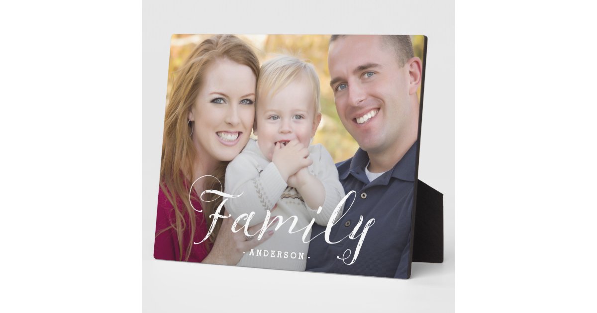Classic Family Custom Photo Frame | Zazzle