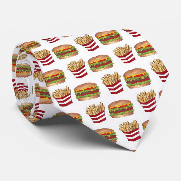 Hamburger Ties | Zazzle