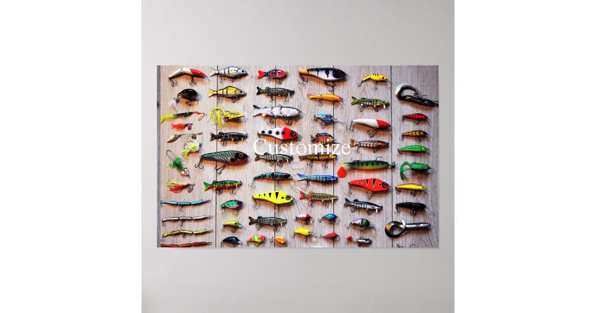 Classic Fishing Lures Thunder_Cove Poster | Zazzle