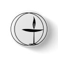 Classic "Flaming Chalice" Button | Zazzle