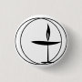 Classic "Flaming Chalice" Button | Zazzle