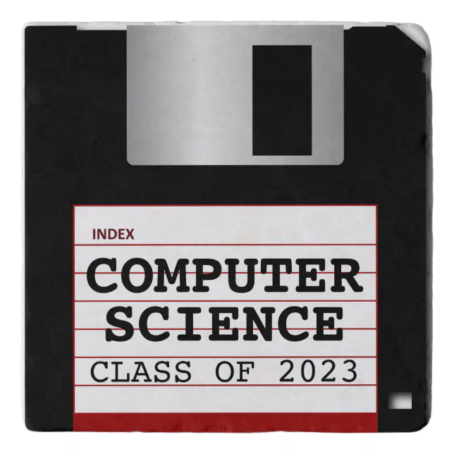 Classic Floppy Disk Personalized Graduation Trivet | Zazzle