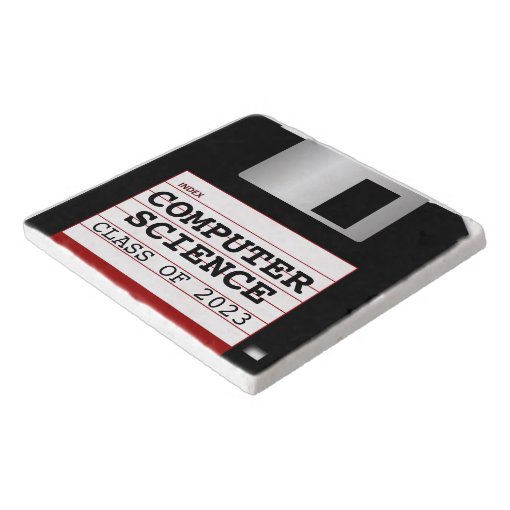 Classic Floppy Disk Personalized Graduation Trivet | Zazzle