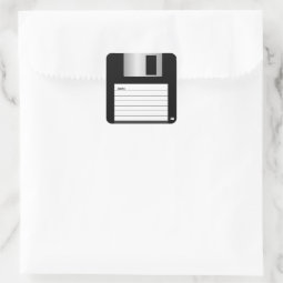 Classic Floppy Disk Sticker | Zazzle