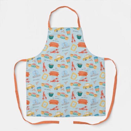 Classic FRIENDS™ Icons Pattern Apron | Zazzle.com