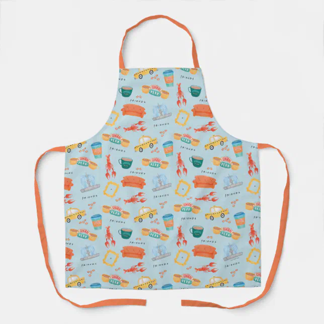Classic FRIENDS™ Icons Pattern Apron | Zazzle
