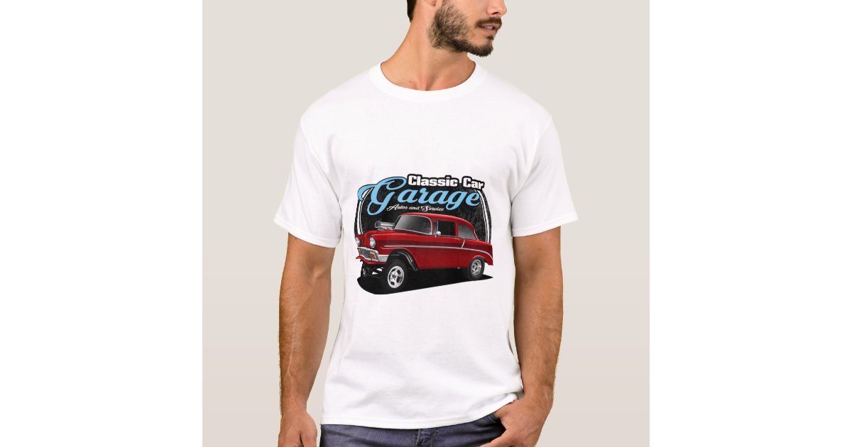 Classic Gasser Garage T-Shirt | Zazzle