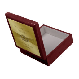 Classic Golden 50th Wedding Anniversary Gift Box | Zazzle
