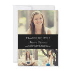 Classic Grad Graduation Invitation Announcement | Zazzle.com