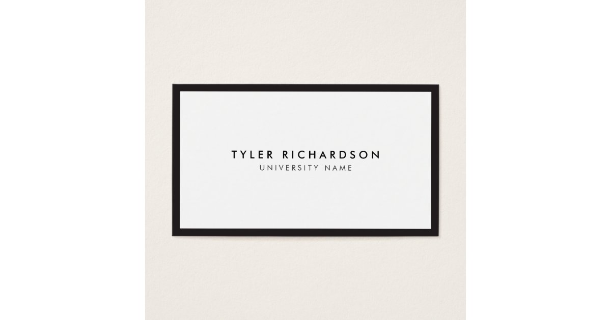Classic Graduate Student Business Card | Zazzle