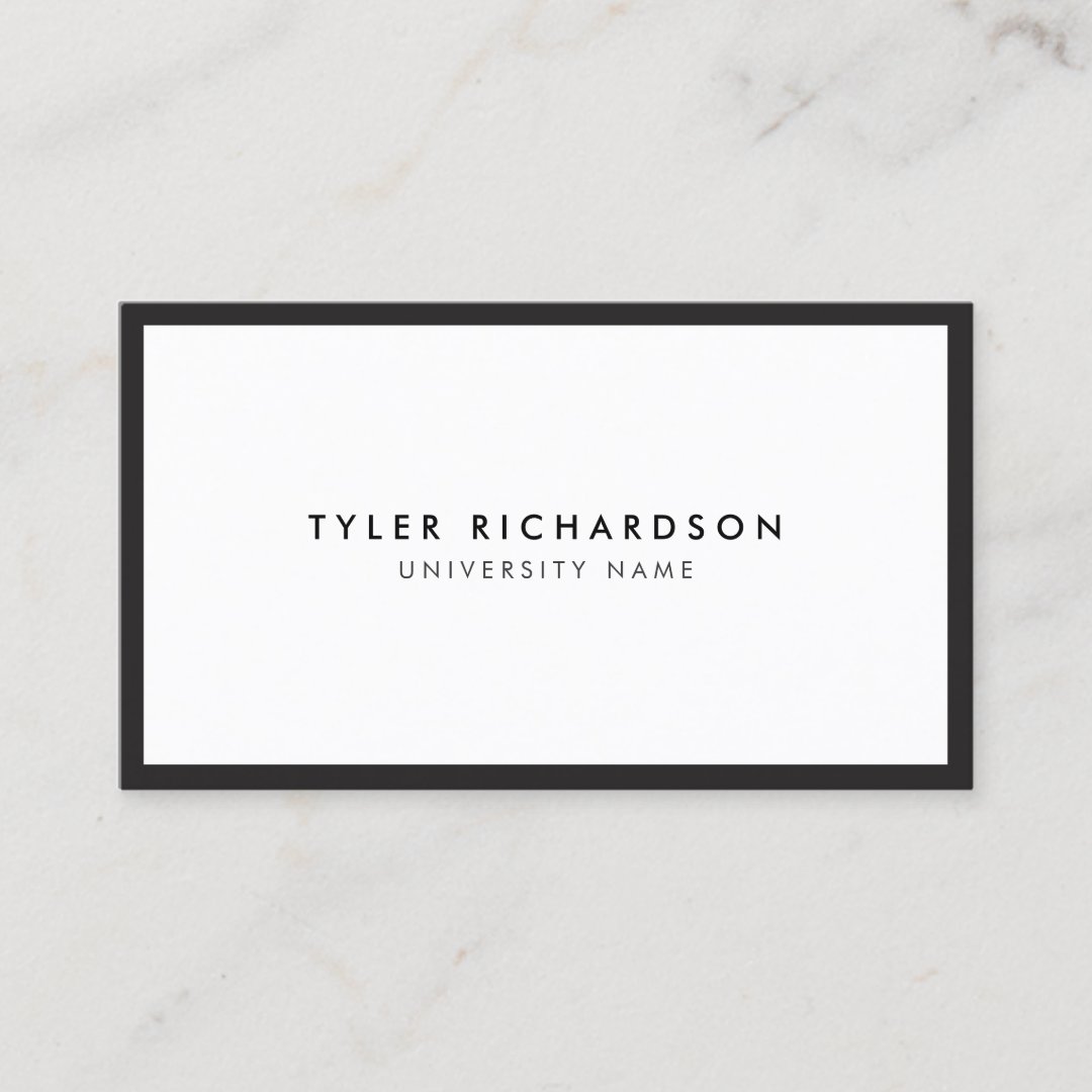 Classic Graduate Student Business Card | Zazzle