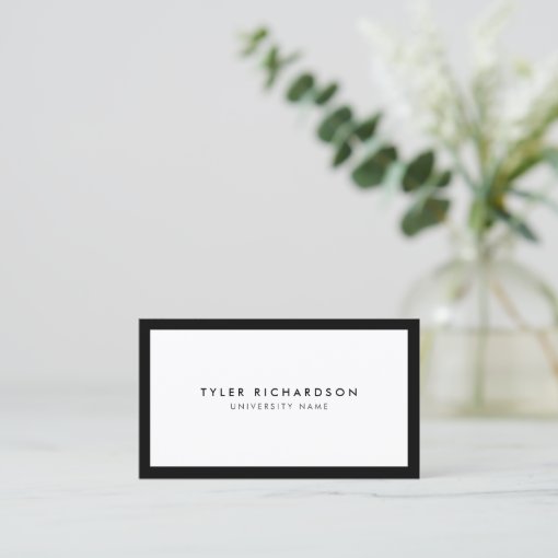 Classic Graduate Student Business Card | Zazzle Classic Graduate Student Business Card | Zazzle