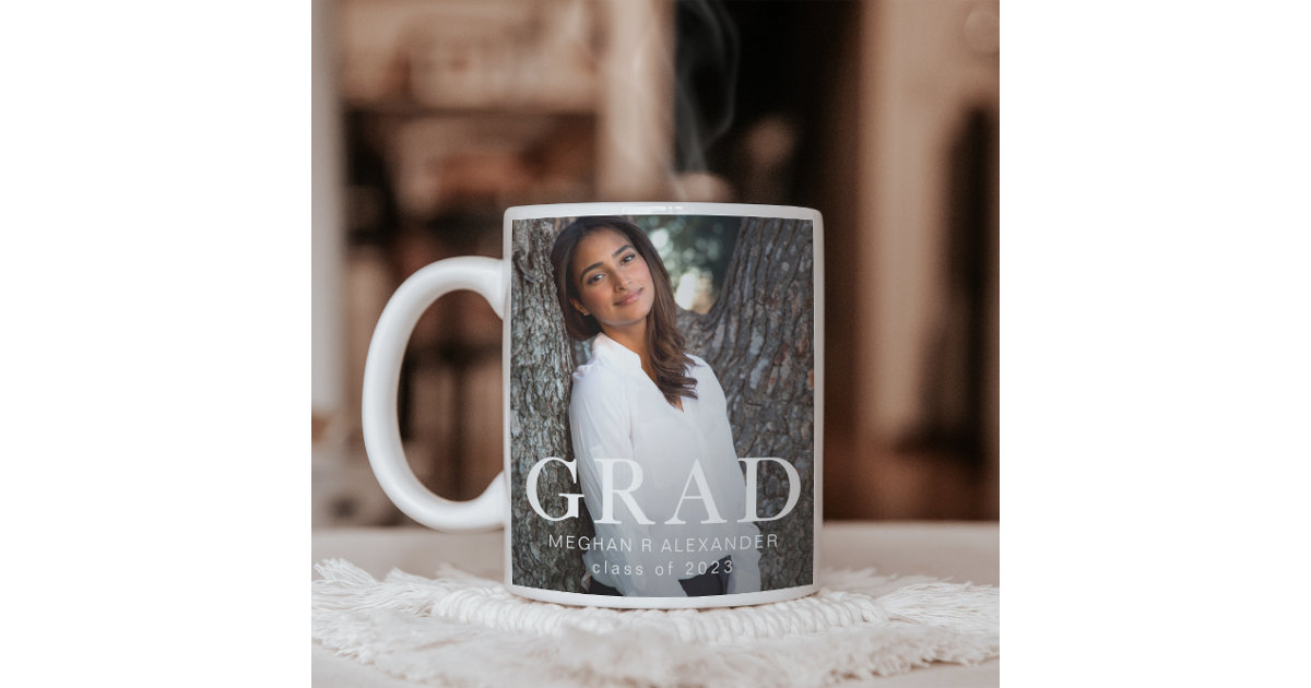 Classic Graduation Photo Mug | Zazzle