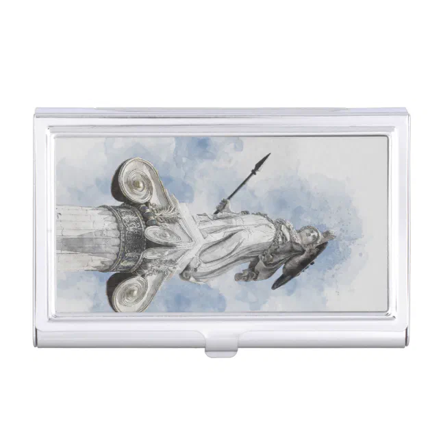 Classic Greek Statue Athena Business Card Case | Zazzle