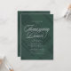 Classic green fall plaid Thanksgiving Dinner Invitation | Zazzle