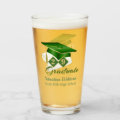 Classic Green Gold Personalized Graduation 20XX Glass | Zazzle