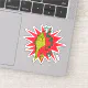 Classic Grinch | Red Starburst Sticker | Zazzle