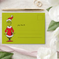 Classic Grinch | Santa Claus Envelope | Zazzle