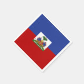 Classic Haitian Flag Paper Napkins | Zazzle