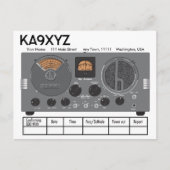 Classic Hallicrafters S 20R Radio Receiver QSL Postcard | Zazzle