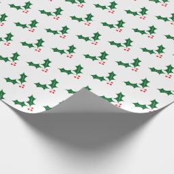 Classic Holiday Elegant Christmas White Wrapping Paper | Zazzle
