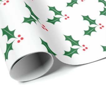 Classic Holiday Elegant Christmas White Wrapping Paper | Zazzle