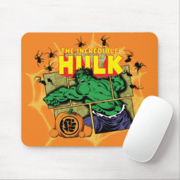 Classic Hulk Halloween Comic Panel Mouse Pad | Zazzle