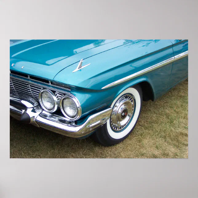 Classic Impala Front End Poster | Zazzle