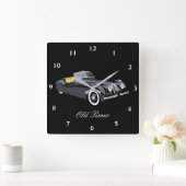 Classic Jaguar Car 'Old Timer' Wall Clock | Zazzle