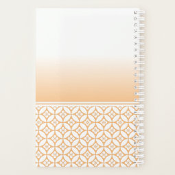 Classic Japanese Shippou Pattern and Sakura Crest Planner | Zazzle